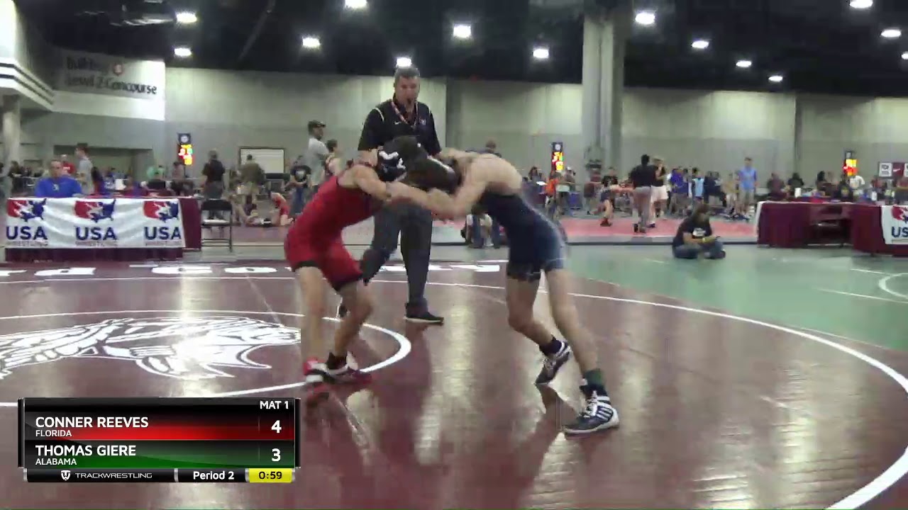 Schoolboy 83-87 Conner Reeves Florida Vs Thomas Giere Alabama - YouTube