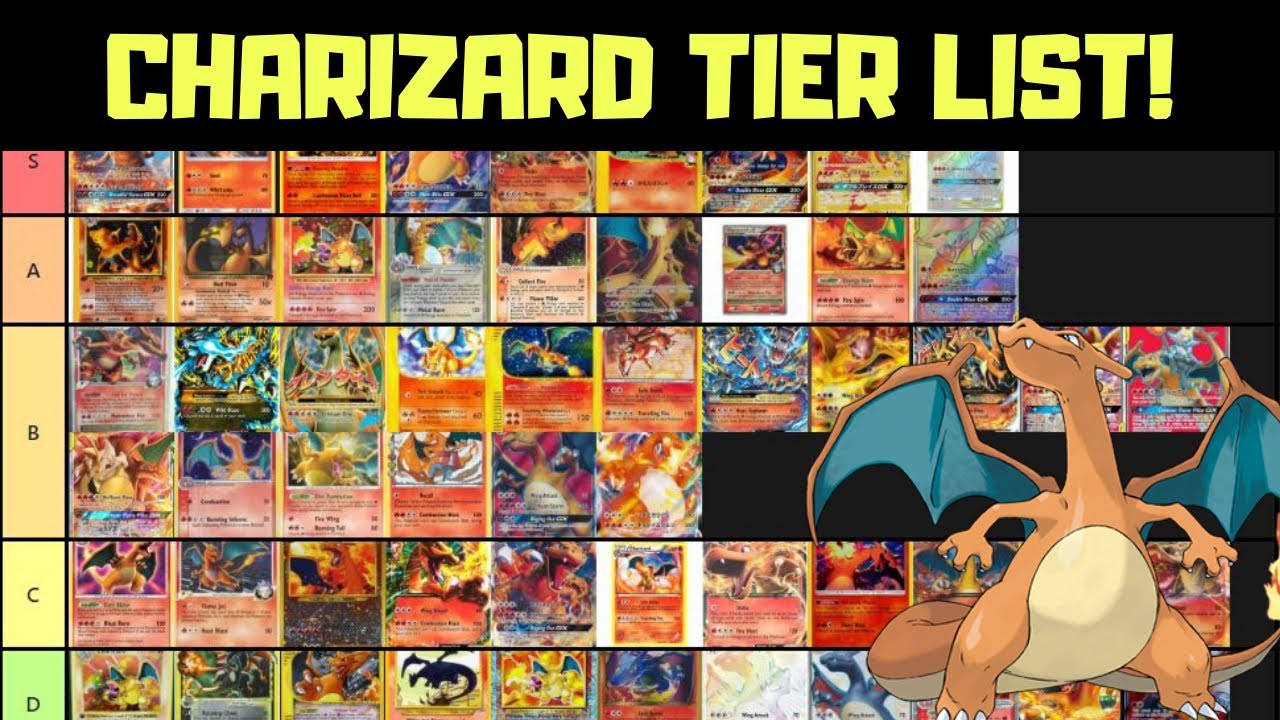 The Charizard Card Tier List! - YouTube