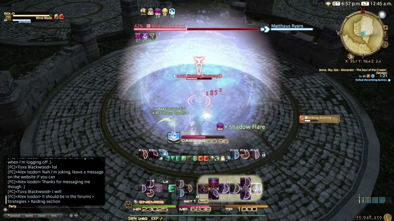 FINAL FANTASY XIV - Summoner (SMN) Remembering the old rotation [Patch ...