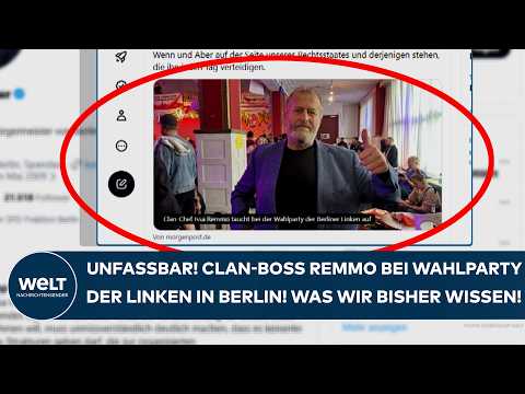DEUTSCHLAND: Unfassbar! Clan-Boss Issa Remmo bei Wahlparty der Linken! Was wir bisher wissen!