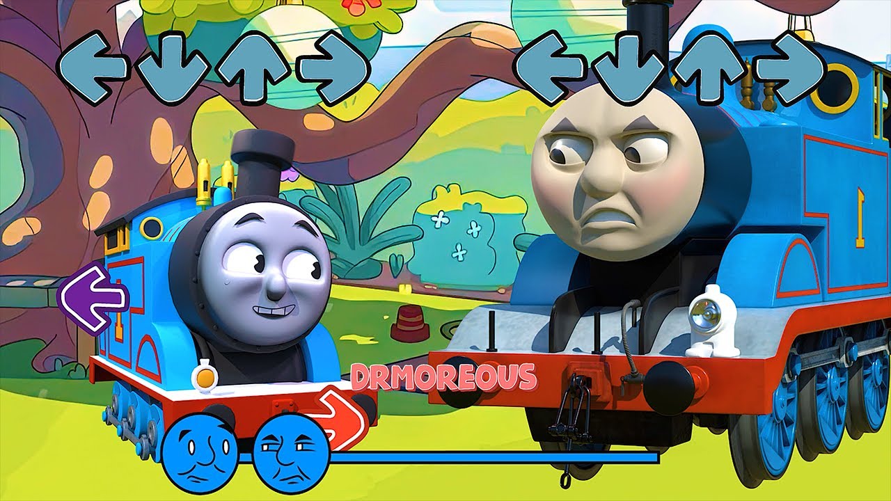 NEW 3D Baby Thomas VS Angry & Happy 3D Thomas - Friday Night Funkin ...