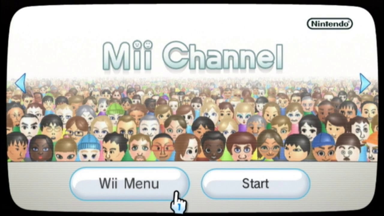Wii System - Mii Channel (Pii Channel) - YouTube