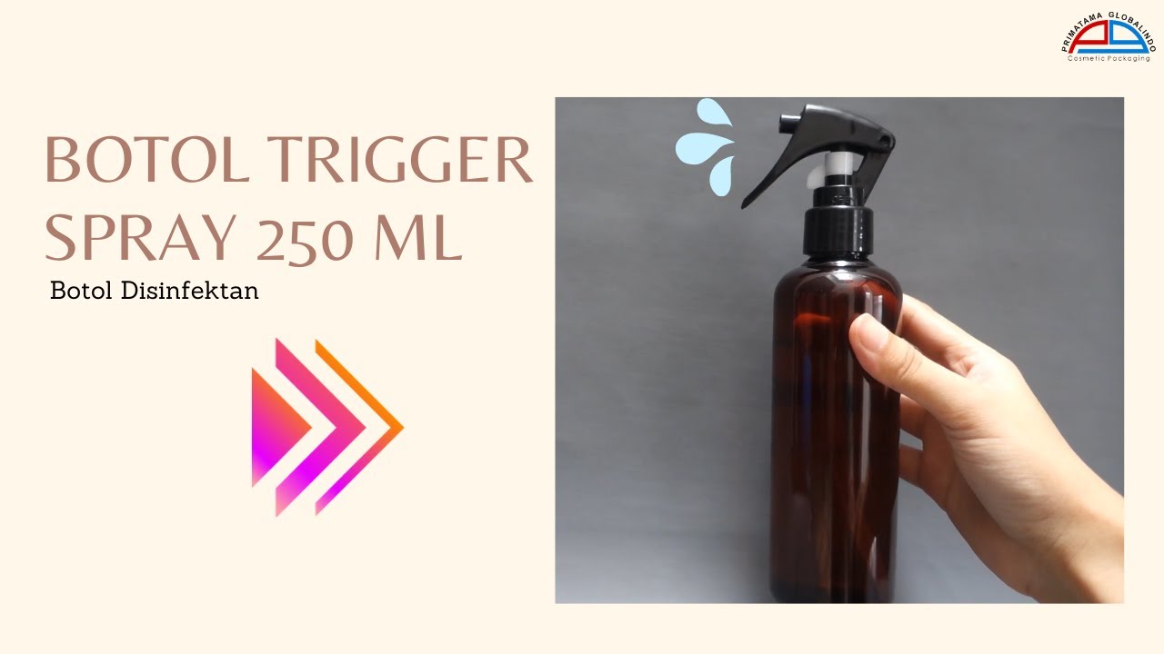 Botol Trigger Spray - botol disinfektan 250 ml - YouTube