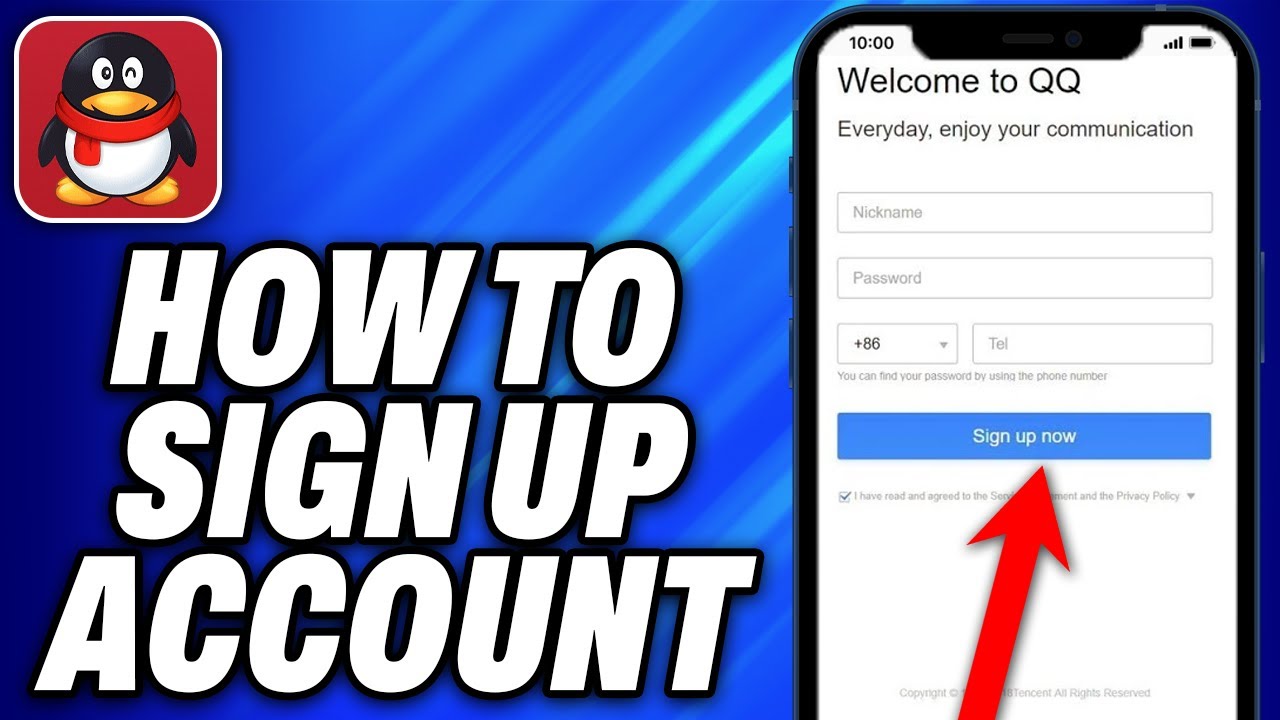 How To Sign Up To QQ Account - Easy Fix - YouTube