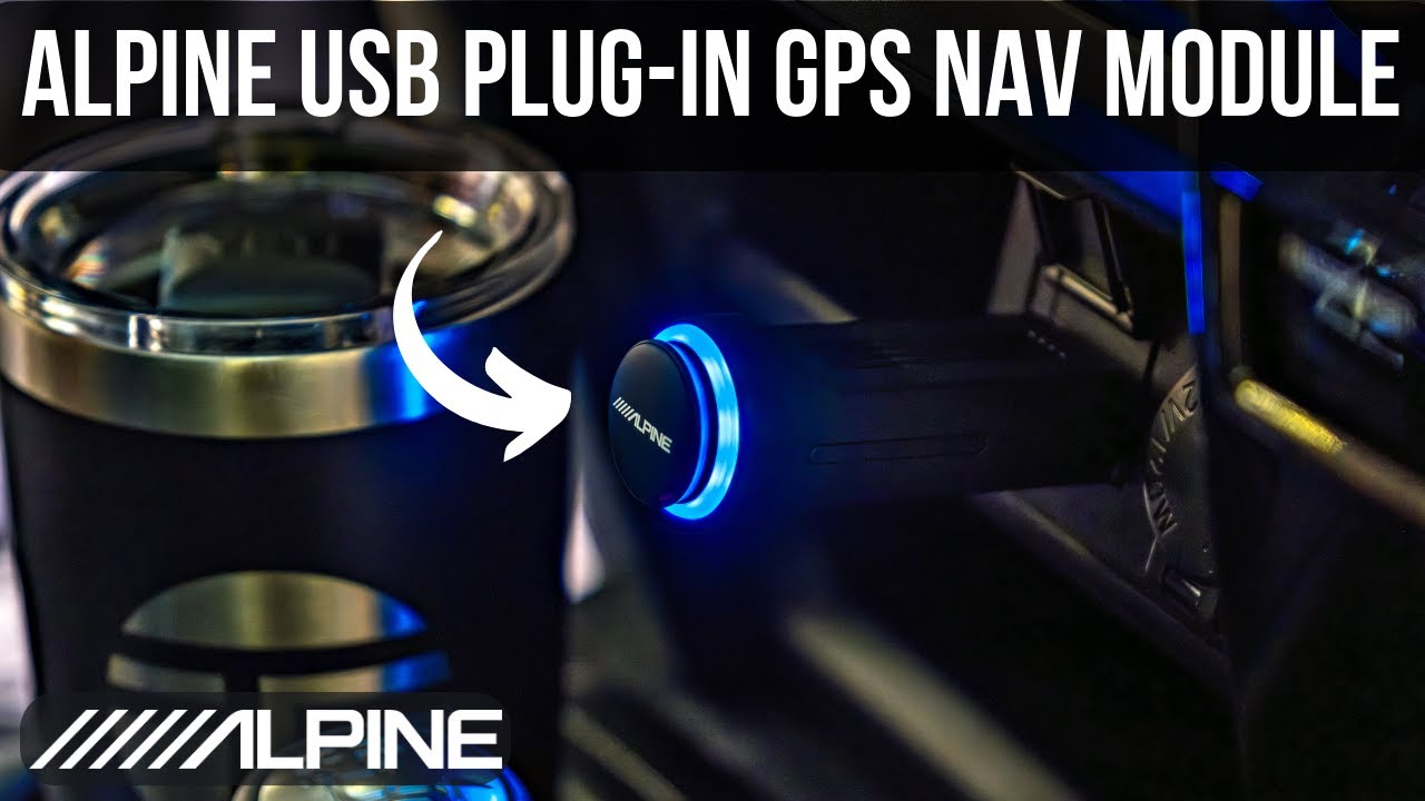 Alpine USB Plug-In GPS Navigation Module Set-Up & Demonstration - YouTube