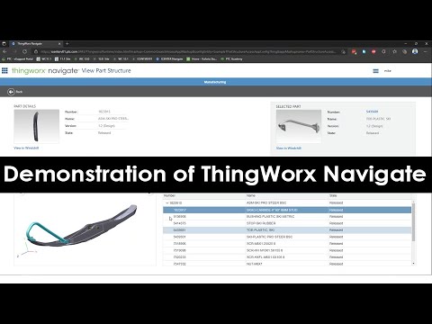 Easy Access to PLM information with ThingWorx Navigate - Demonstration ...