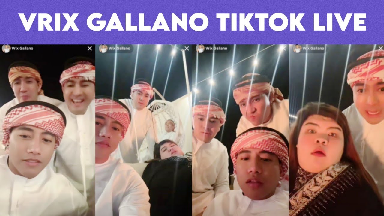TEAM PATABA NASA DUBAI | VRIX GALLANO TIKTOK LIVE 01.30.2025 - YouTube