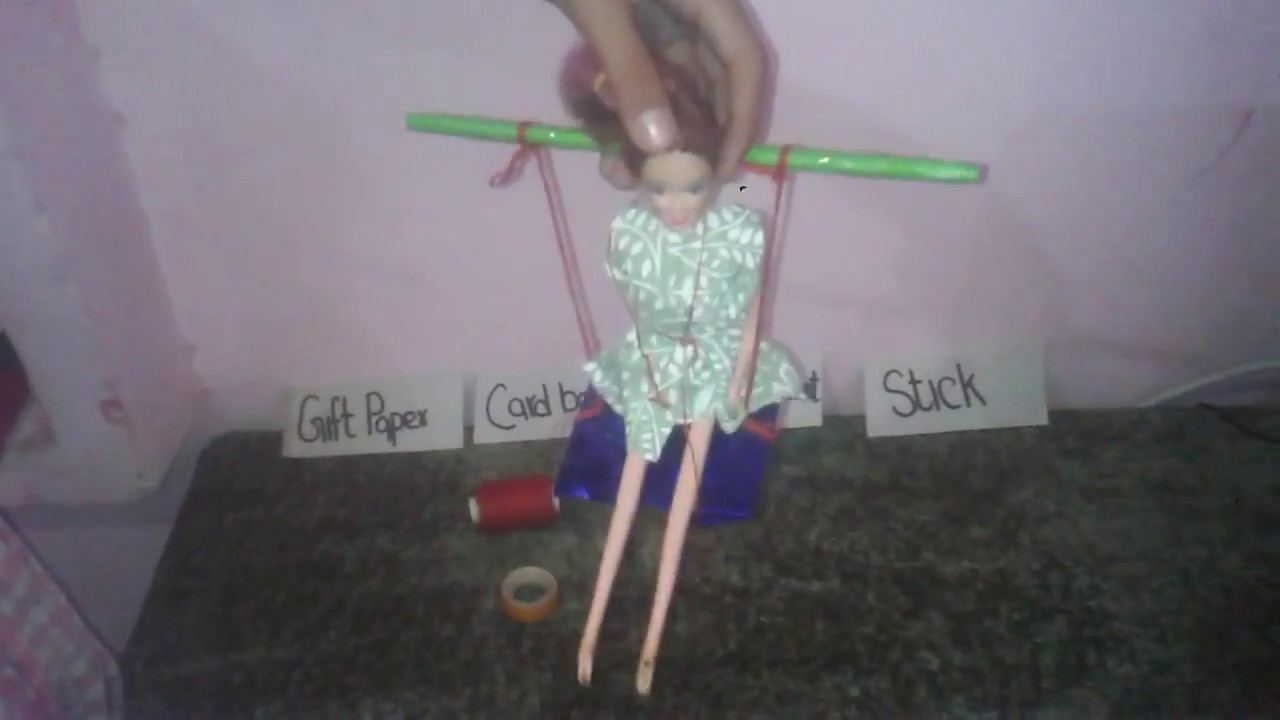 How to make a Mini Swing Set - Doll Swing & Slide Tutorial (2019) - YouTube