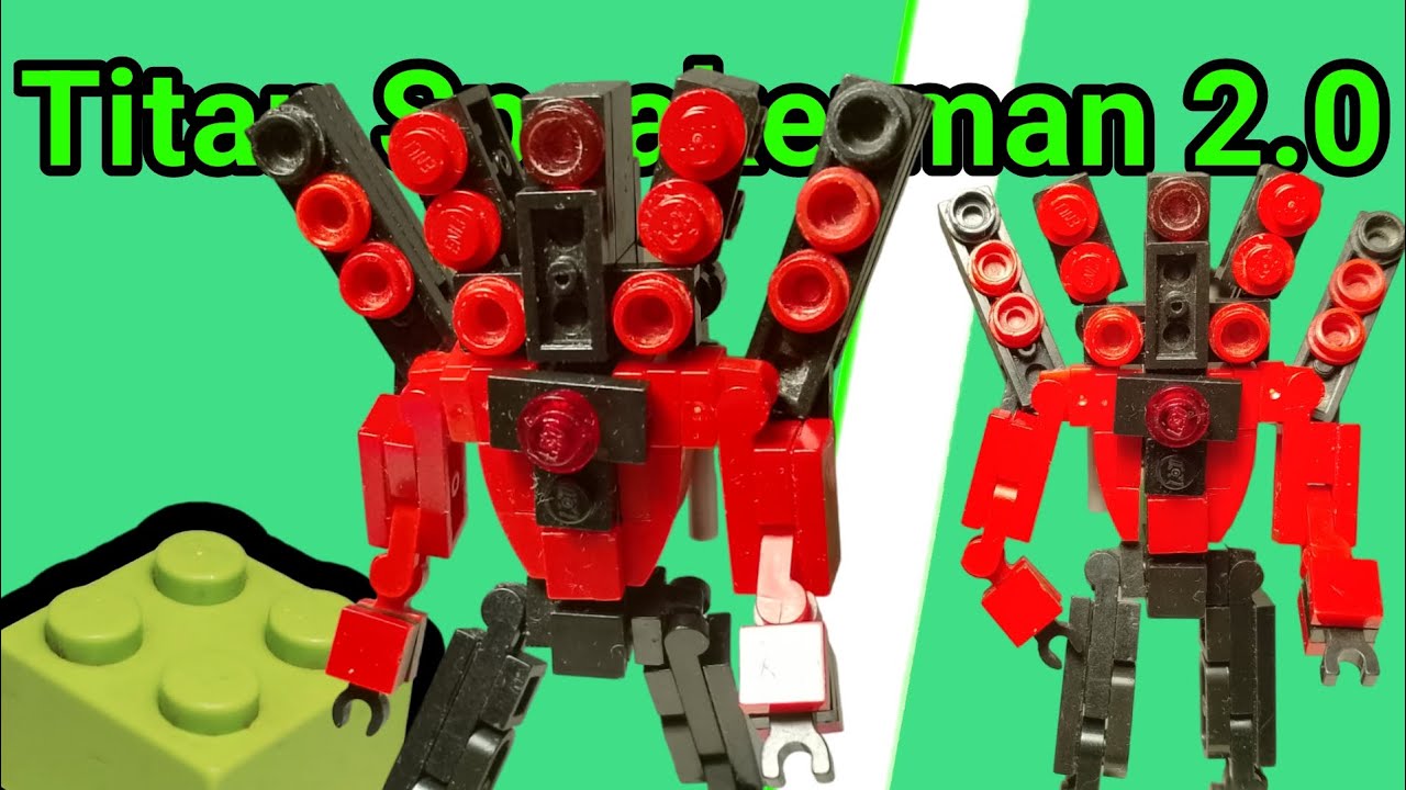 Mini Titan Speakerman 2.0 Made from Lego | Instructions | skibidi ...