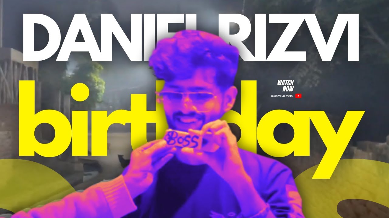The Daniel Rizvi Company (TDRC) Visits Daniel Rizvi to Celebrate His Birthday 🎉 - YouTube