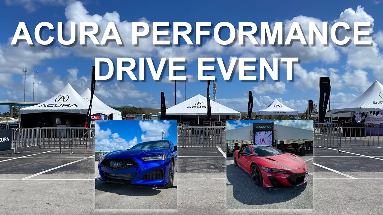 TEST DRIVING MY DREAM CAR! | Acura Performance Drive Miami - YouTube