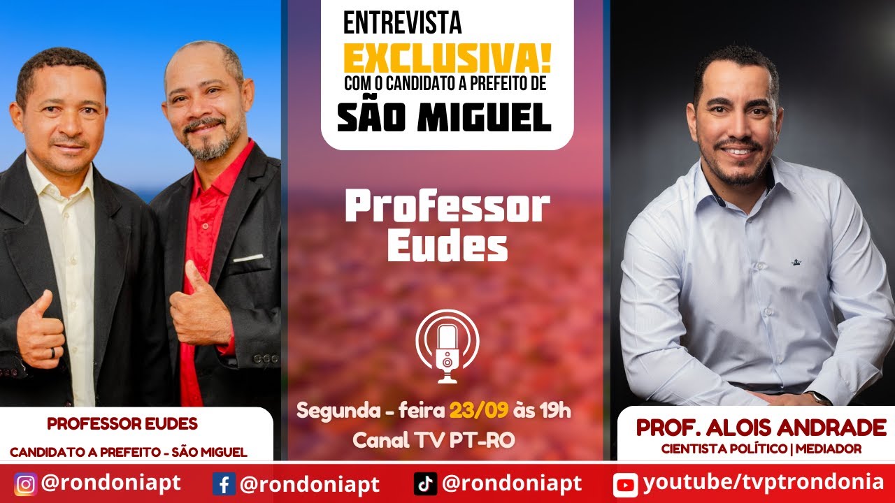 Entrevista Exclusiva | Professor Eudes - YouTube