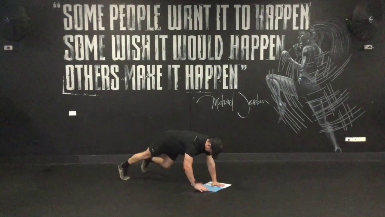 Mountain Climber Knee Taps - YouTube