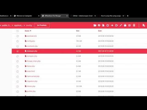 Cara Upload/Deploy Aplikasi Codeigniter 3 ke Hosting Gratis 000webhost - YouTube