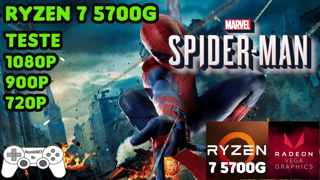 RYZEN 7 5700G | BENCHMARK | SPIDER MAN REMASTER | VEGA 8 OVERCLOCK ...