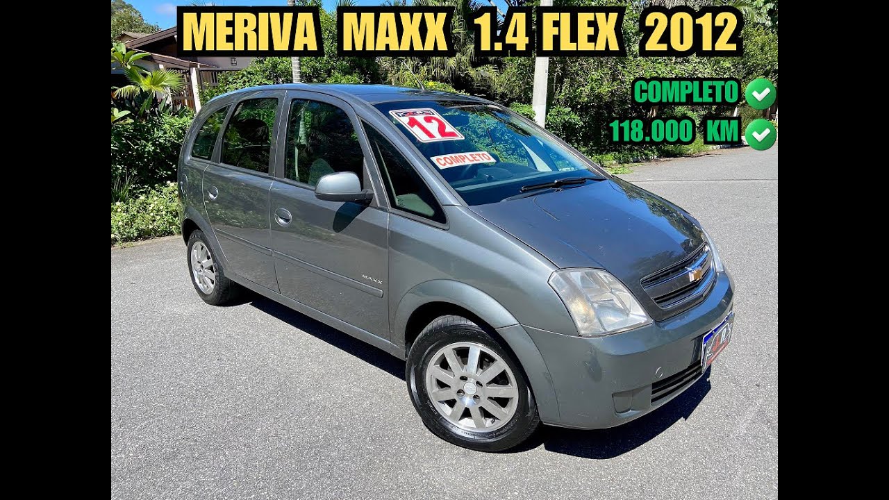 Gm - Chevrolet Meriva Maxx 1.4 Flex 2012 Completo - YouTube