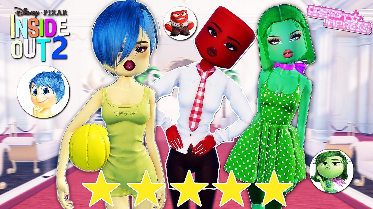 Buying INSIDE OUT 2 Themes in DRESS to IMPRESS - YouTube