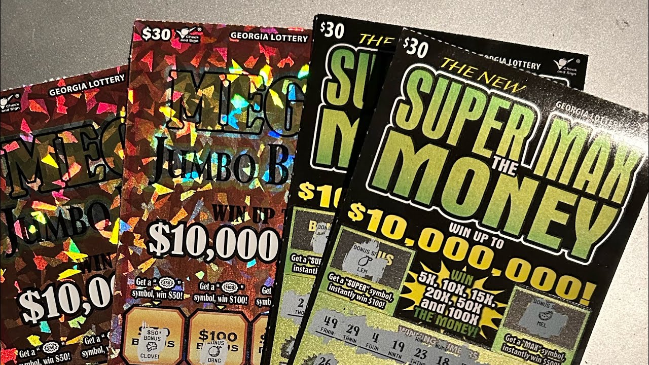 Super Max Money and Mega Jumbo Bucks Georgia Lottery tickets - YouTube
