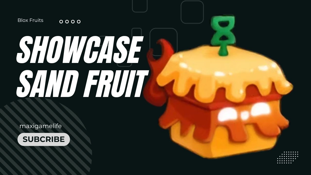 SAND FRUIT Showcase in Blox Fruits – Full Moves & Abilities! - YouTube