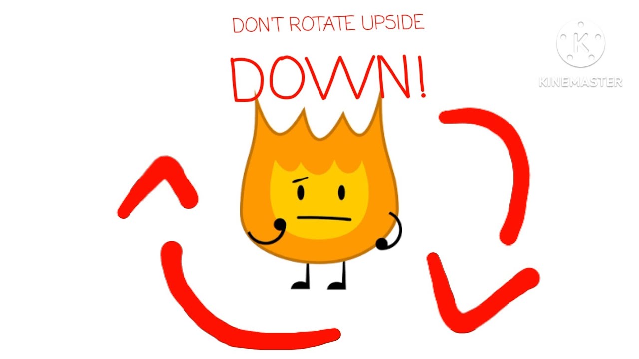 BFDI Facts 2: Rotate Firey UPSIDE DOWN And See This! - YouTube