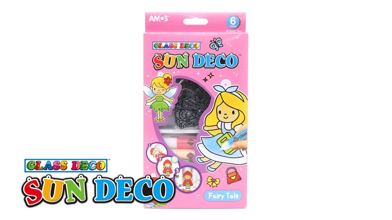 GLASS DECO | SUN DECO | FAIRY TALE | SD10P6 F - YouTube
