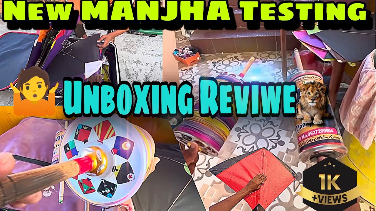 New Manjha Testing & kite fighting | kite flying | kite vlog | kite ...