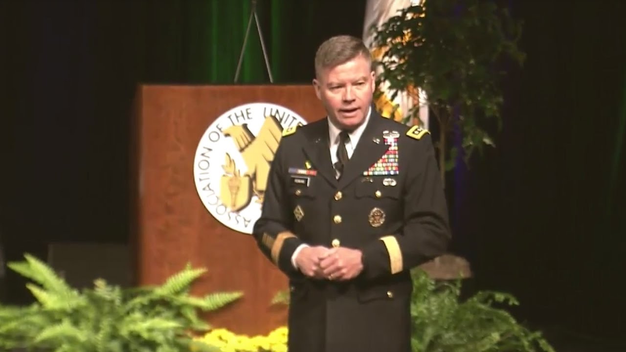Gen. David Perkins: TRADOC update at AUSA Global Force Symposium - YouTube