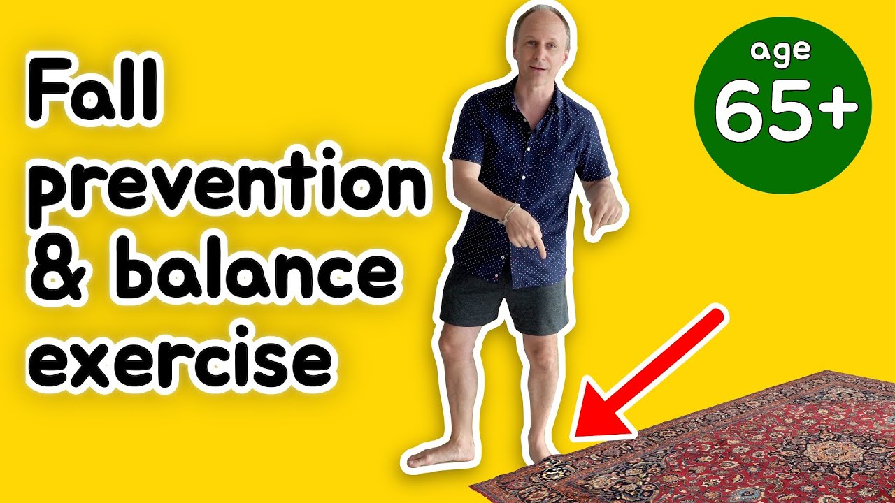 Fall prevention & balance training for 65+ - YouTube
