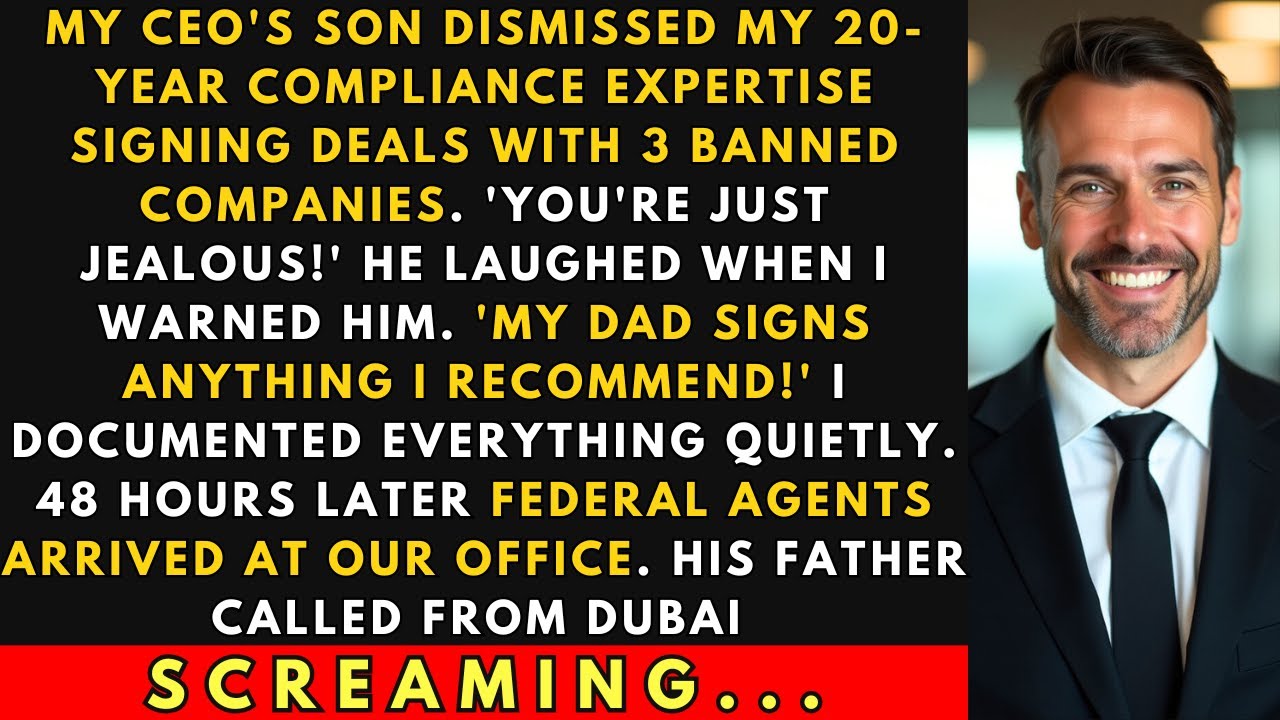 CEO's Son Dismissed My 20-Year Expertise Then Federal Agents Arrived At ...