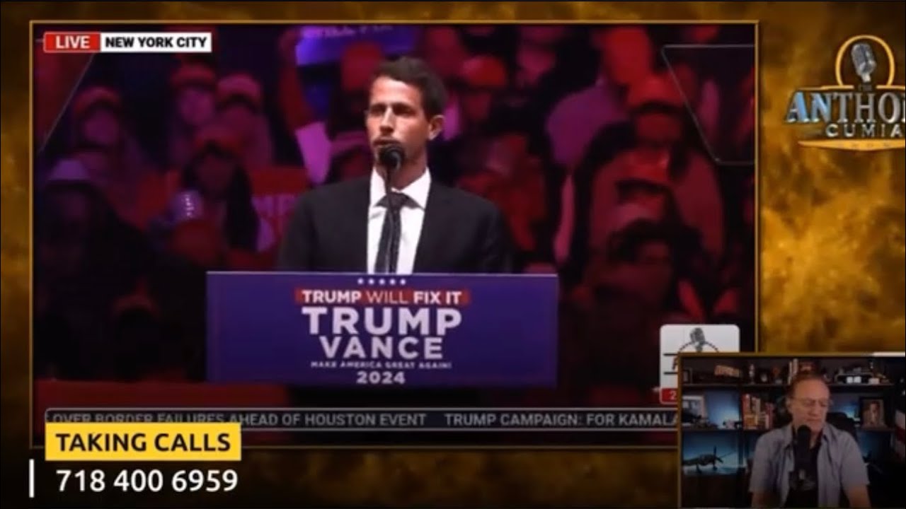 Anthony Cumia explains how Tony Hinchcliffe has damaged Trumps chances ...