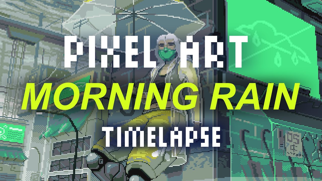 Morning Rain - Pixel art timelapse - YouTube