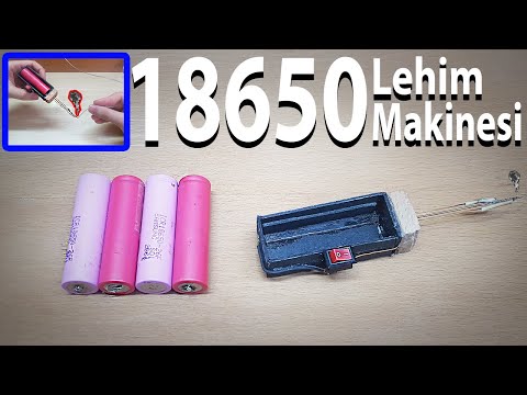 18650 Lityum-iyon Pil ile Lehim Makinesi Yapımı!