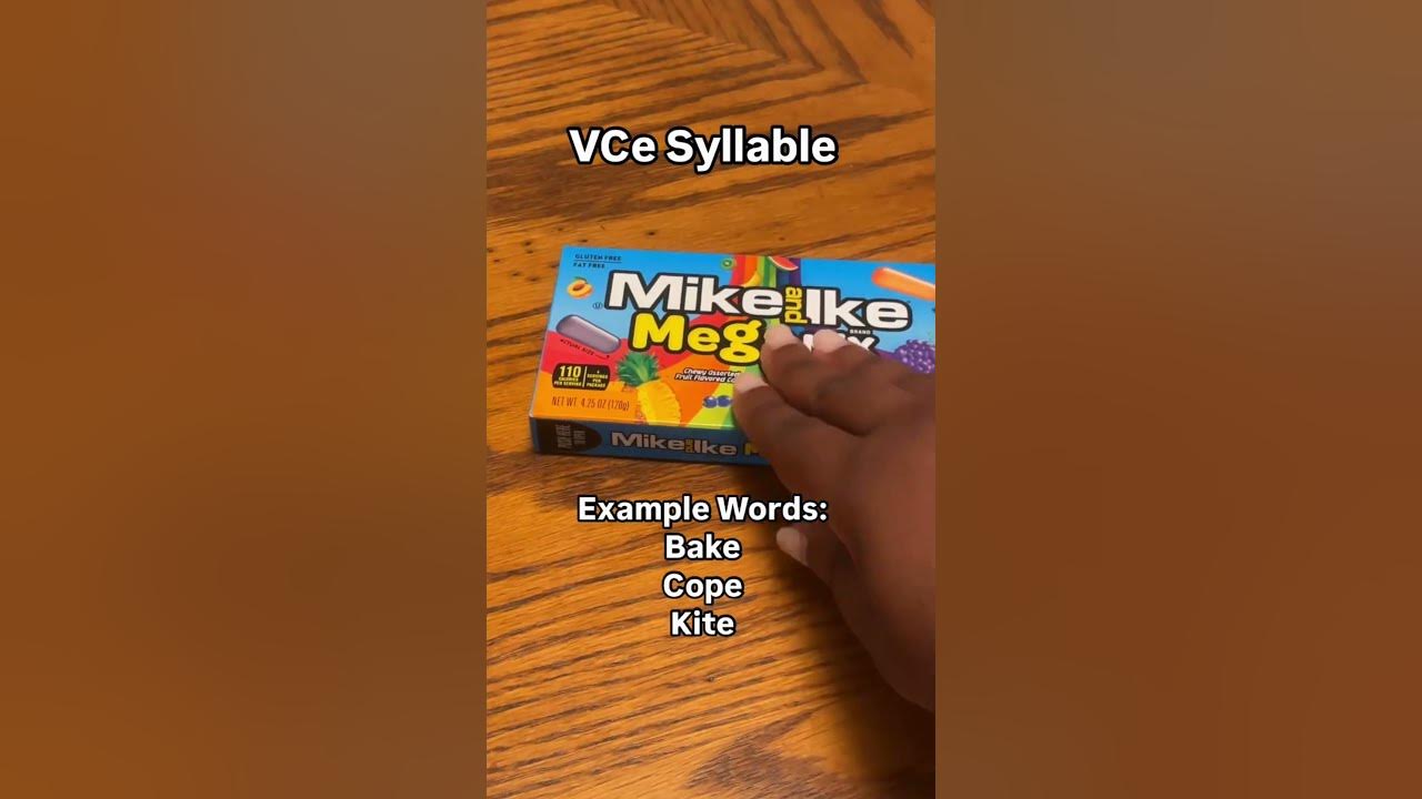 6 Syllable Types for Literacy with Candy | The Listening SLP - YouTube