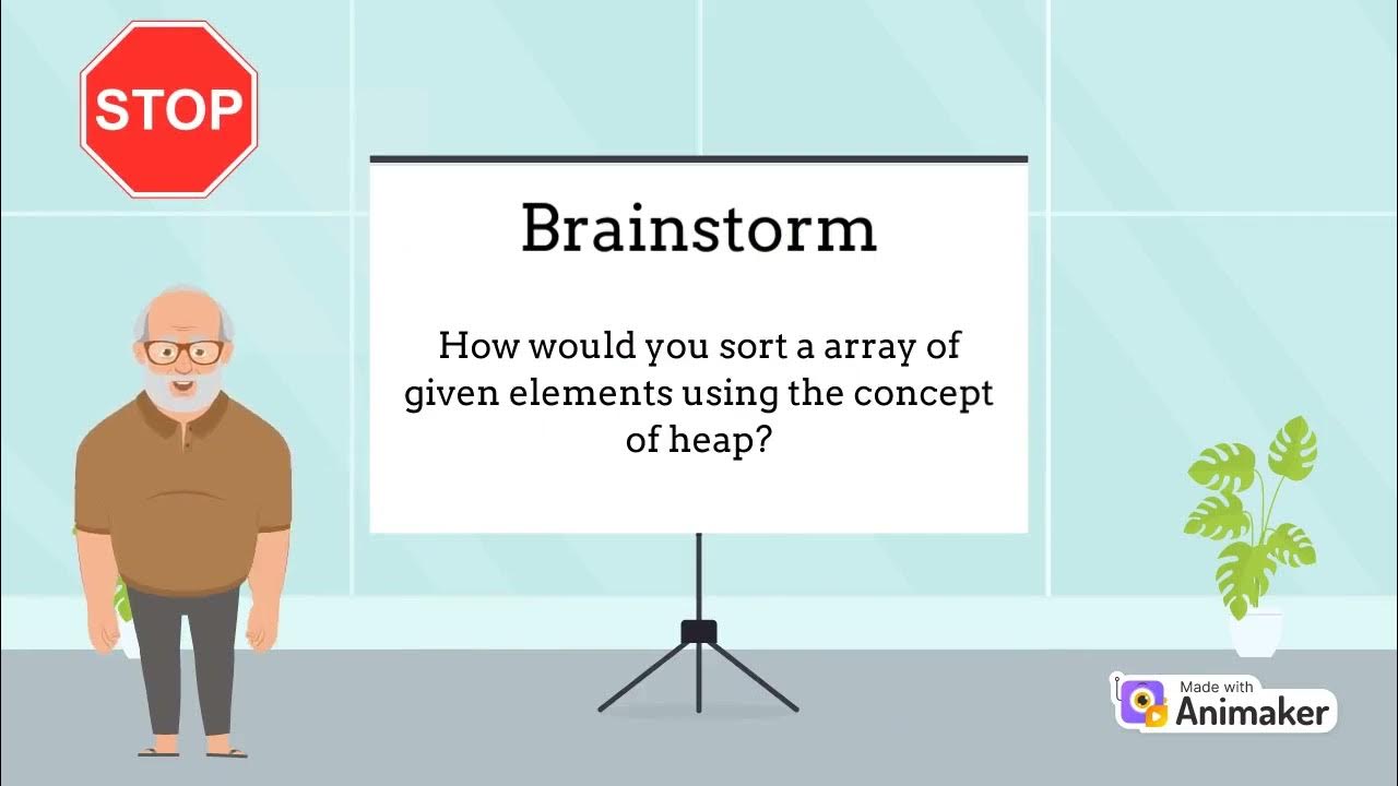 Heap sort animation || Visualization of Heap sort algorithm - YouTube
