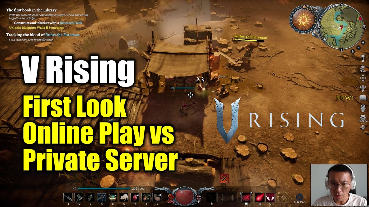 [V Rising] First Look / Tips on Online Play vs Private Server - YouTube