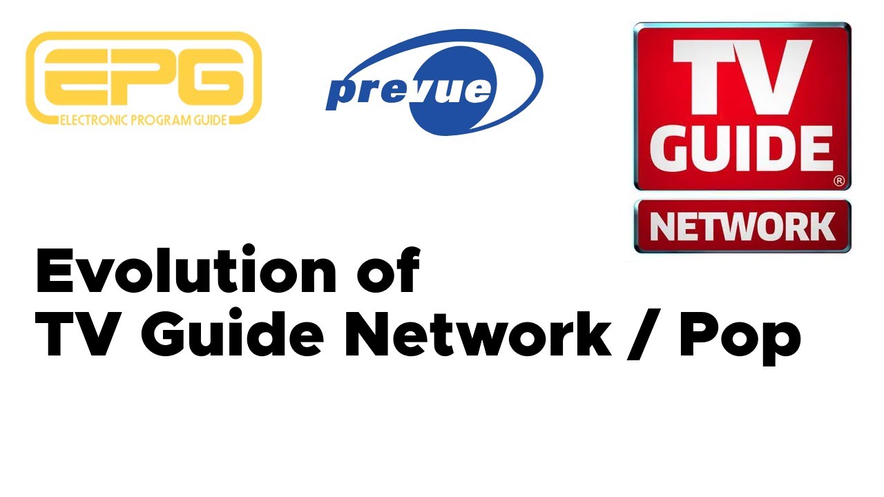 Evolution of TV Guide Network / Pop - YouTube