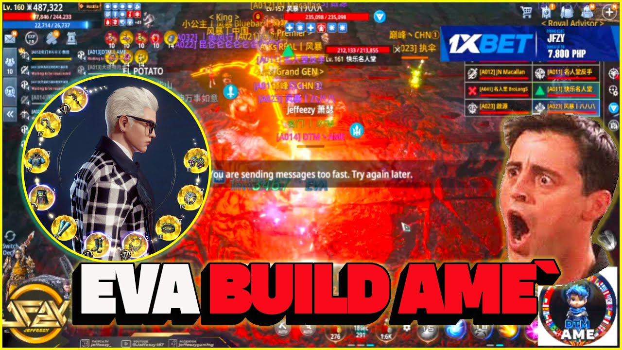 MIR4 TOP GLOBAL LANCER PVP SKILL | EVA BUILD DTM`AME VS BROLONGS ...