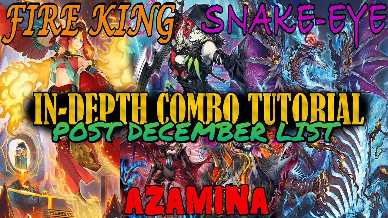 Fire King Snake-Eye Azamina Post-Banlist In-depth Combo Guide - YouTube
