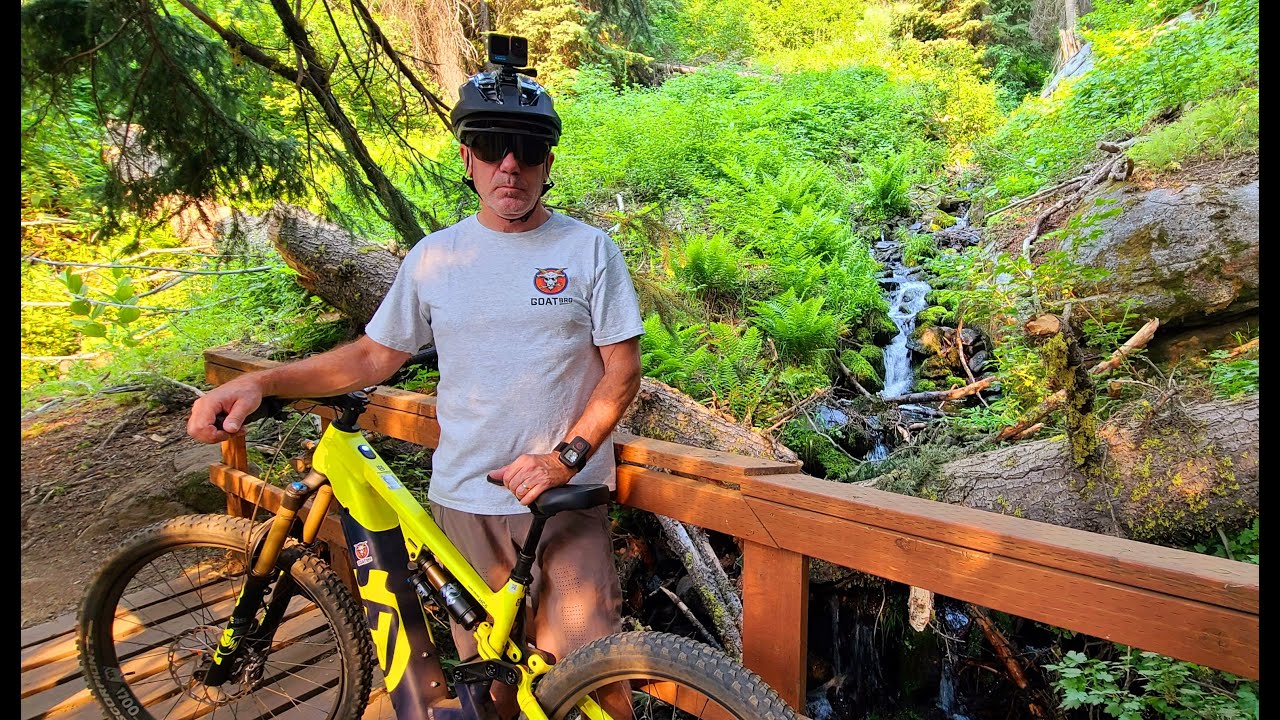 Mountain Bike Bliss! Tamarack Idaho Downhill Bliss. Green trail flow ...