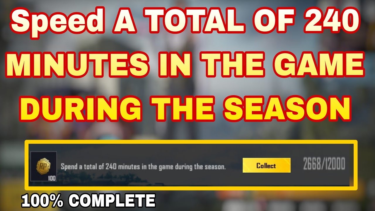 speed a total of 240 minutes in the game during the season. - YouTube
