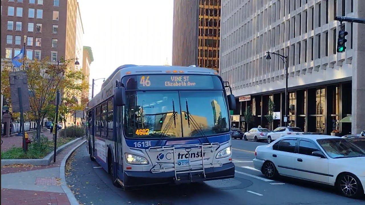 CT Transit 2016 New Flyer Industries "Xclesior" XD40 1613 on Route 46 ...