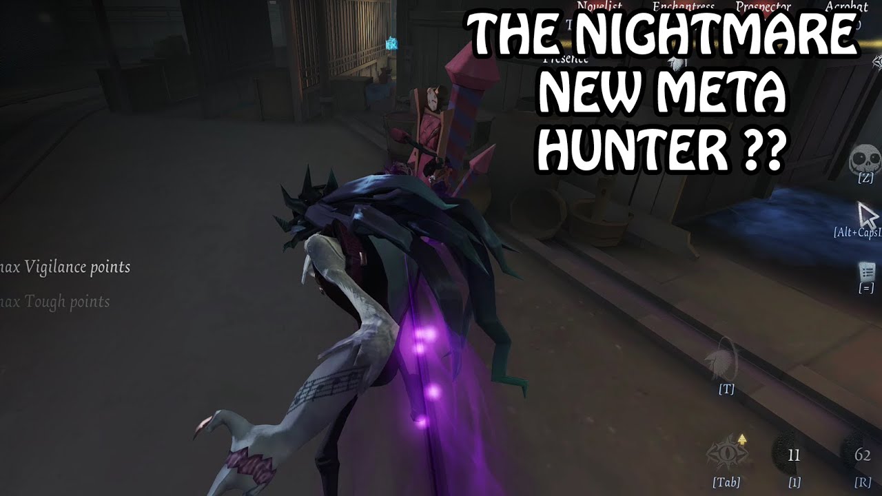 Trying The "Nightmare" (New Hunter) - Identity V - YouTube