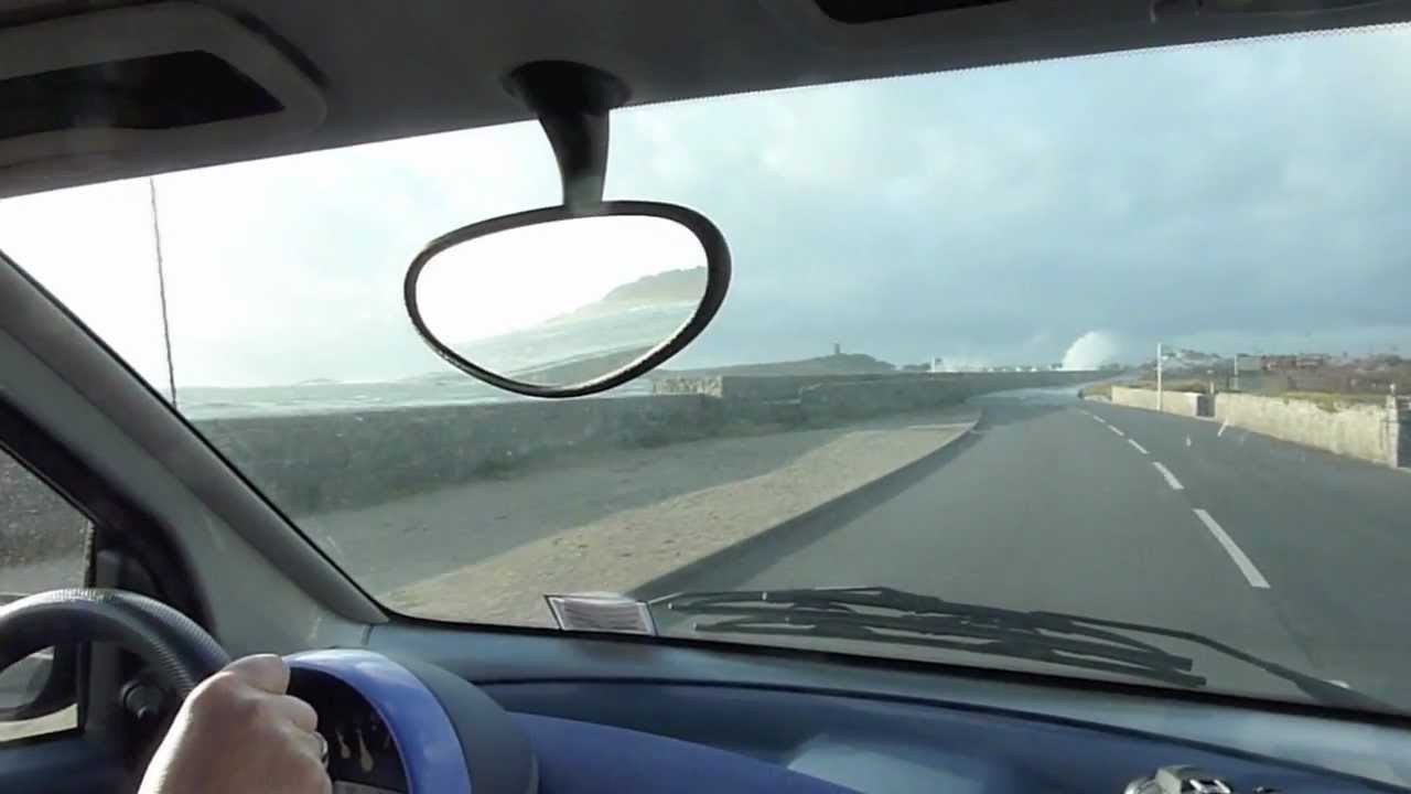Smart Car Drives Through Gigantic Wave.....And Survives ! - YouTube