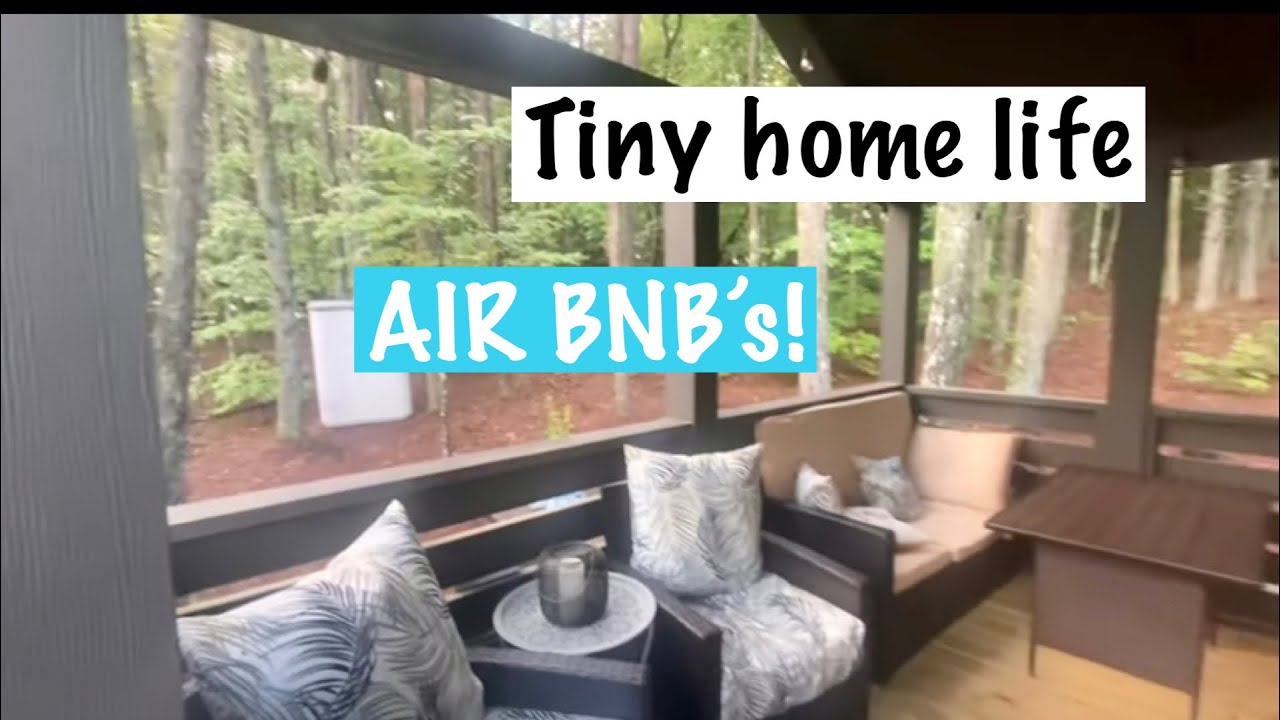 Tiny home life/Check out Air BNB on walk/porches/shed styles/ quick ...