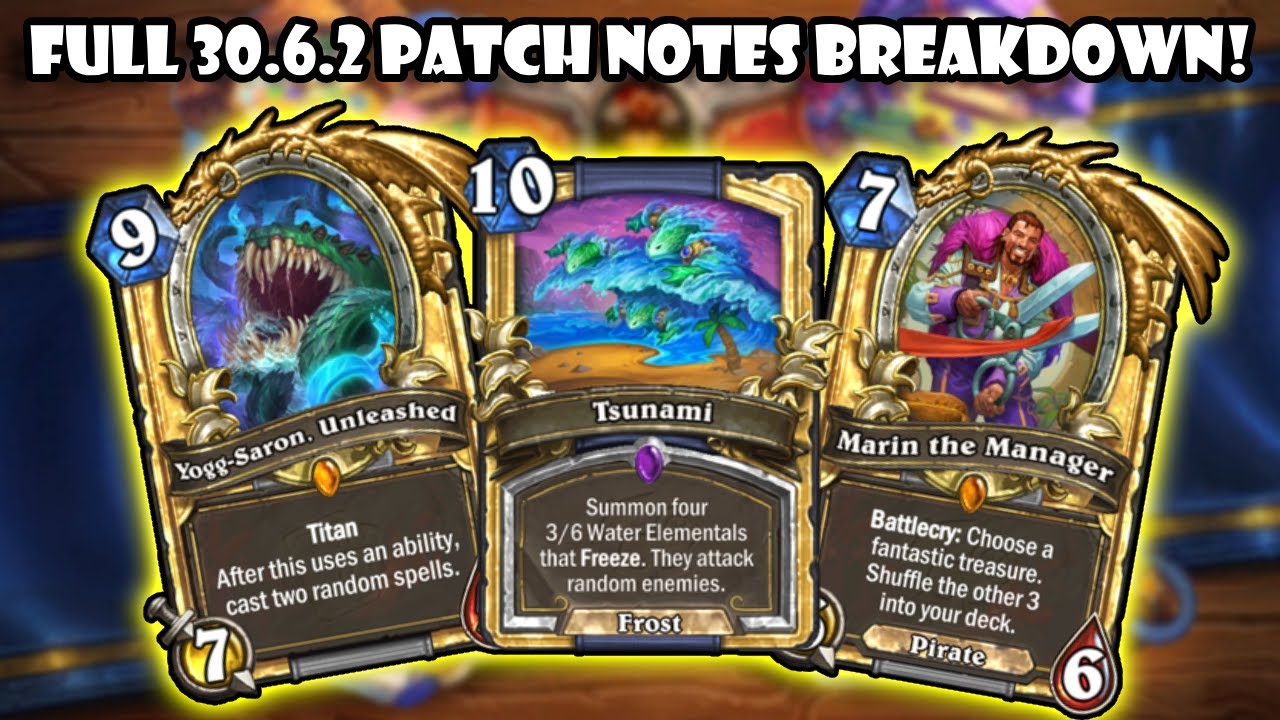 HUGE HEARTHSTONE PATCH! TONS OF NERFS! Hearthstone Full Patch Breakdown ...