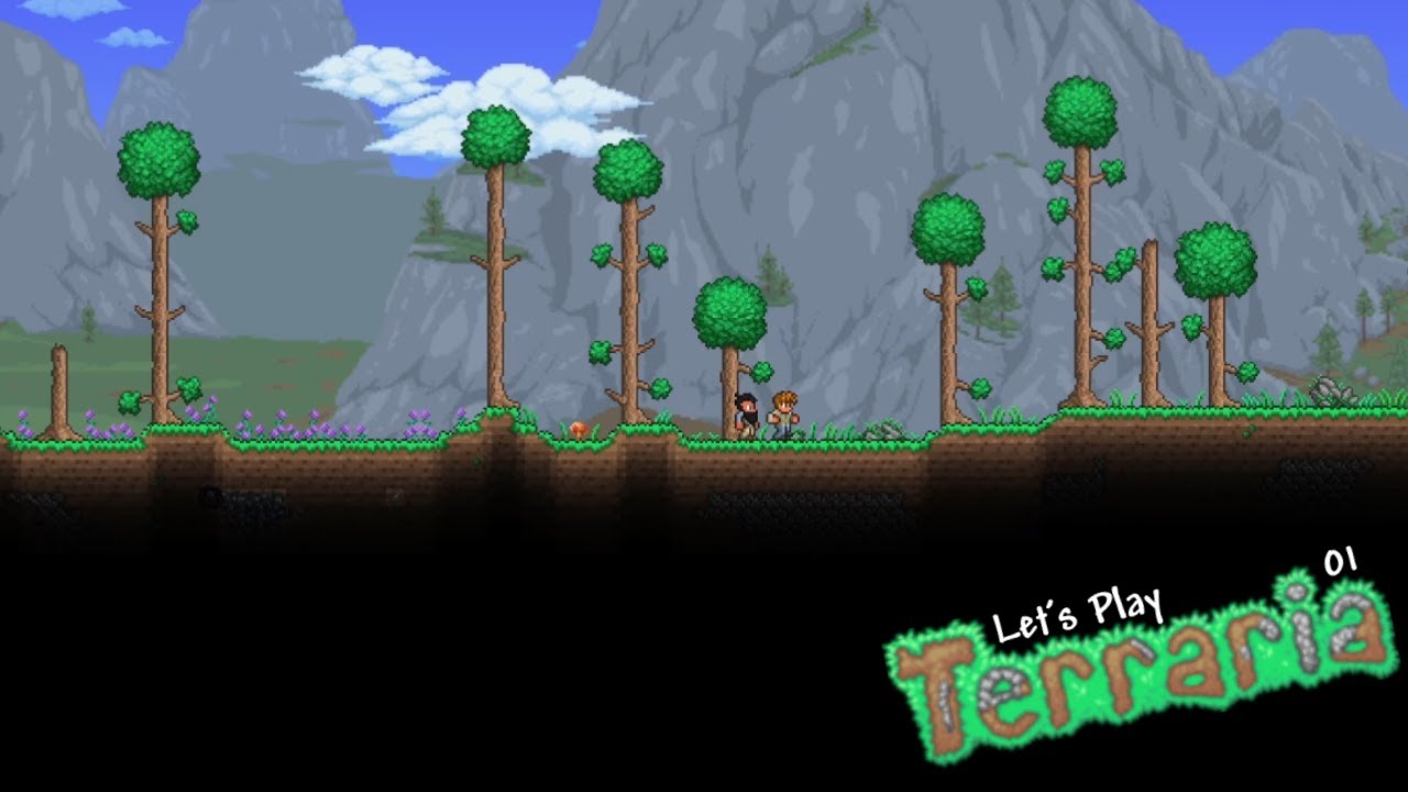 Starting out! | Terraria Let's Play Ep 1 - YouTube