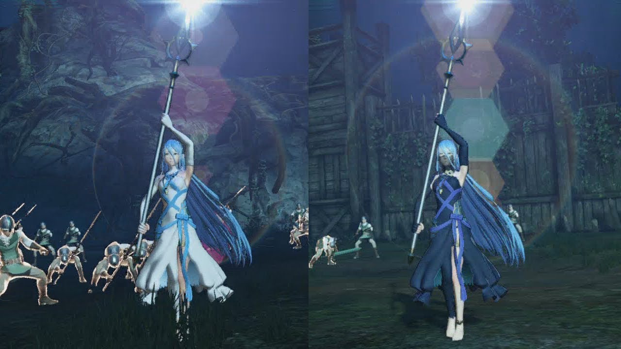 [FE Warriors] Azura's Moveset (Both Dubs + Both Songstress Outfits ...