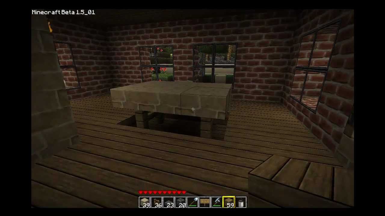 Minecraft: table Tisch Tutorial [HD] - YouTube
