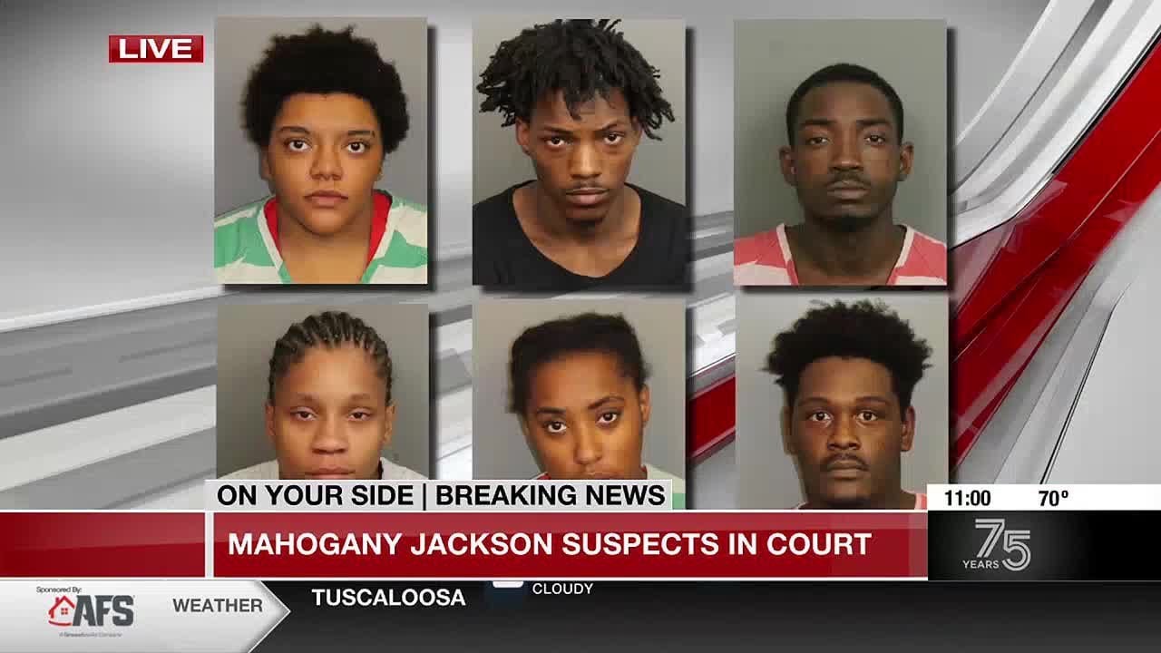Mahogany Jackson suspects in court - YouTube