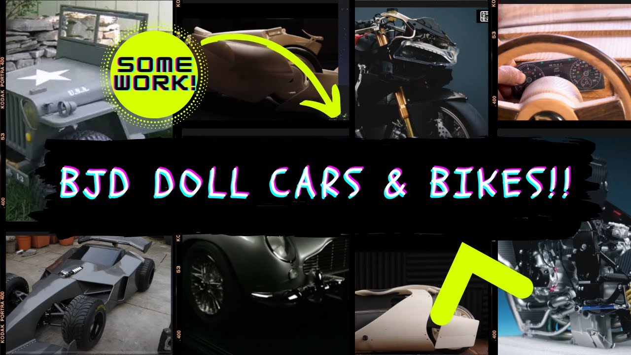 🚗 1/3 scale cars and motorcycles - BJD finds 🚙 - YouTube